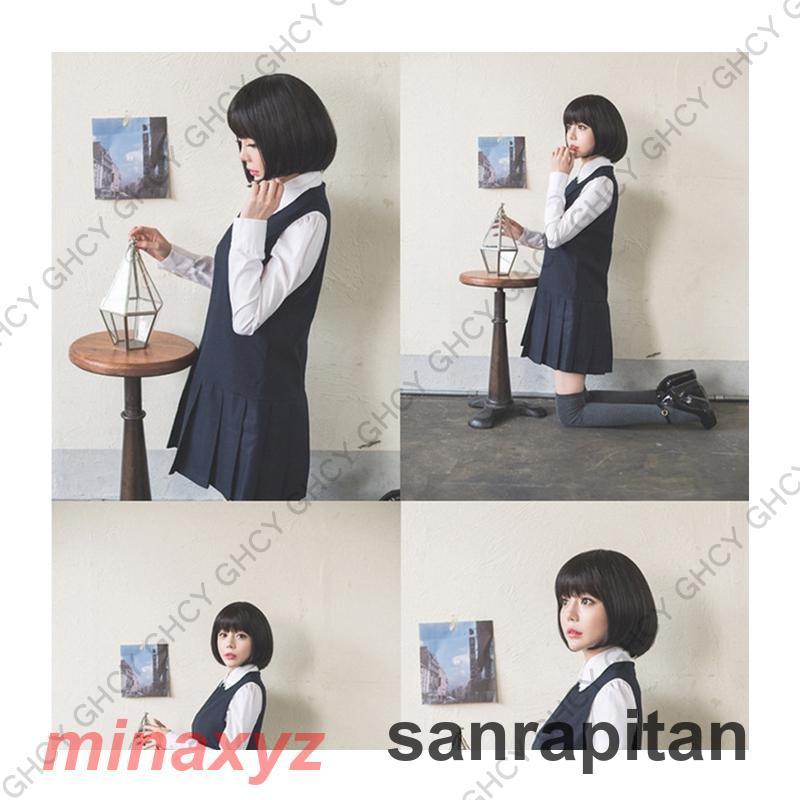 ウィッグ レディース ボブ ショート 髪型 ヘアウィッグ 自然 可愛い ストレート フルウィッグ 用 帽子 ナチュラル ブラック ブラウン 小顔効果 かつら : petto05-1335 ...