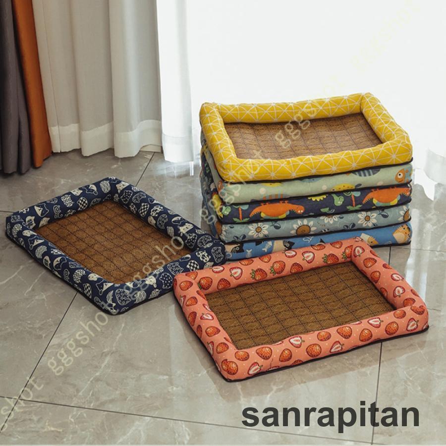 ペットベッド クッション性 猫ベッド おしゃれ 犬ベッド 冷却 洗える 一体型 ふわふわ暖かい 寝心地抜群 角型 猫 小型犬 中型犬 子犬 パピー 成犬 シニア 老犬 : petto06 ...