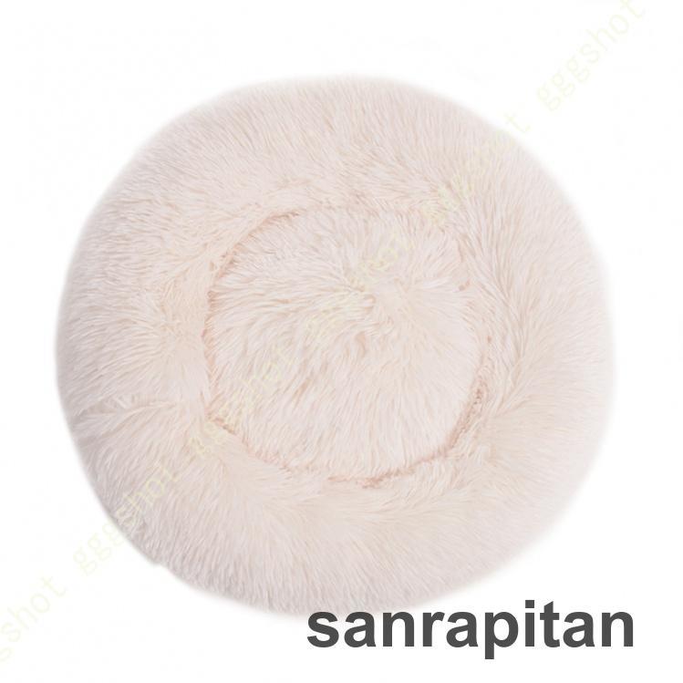 猫ベッド 通年 犬 ベッド ラウンドベッド ネコ 洗える ペットベッド 円型 小型犬・猫用 犬 クッション 枕付き 滑り止め オールシーズン 冬用ベッド : petto06-1733 : サン ...