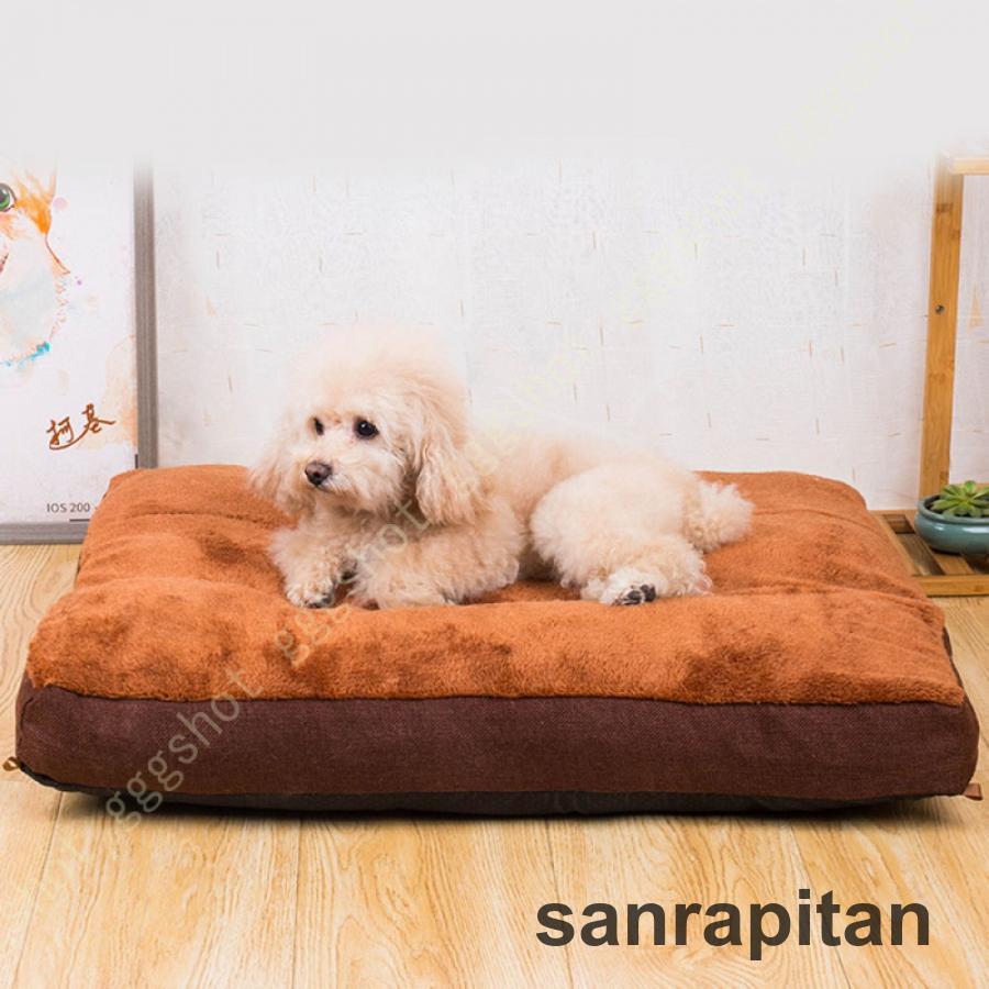 大型犬用クッションベッド 洗えるカバー 犬マットレス スクエア型 防水 春夏用 大きいサイズ 中型犬 大型犬 多頭用 丈夫 可愛い 老犬介護 小型犬 猫に適用 : petto06-27 ...