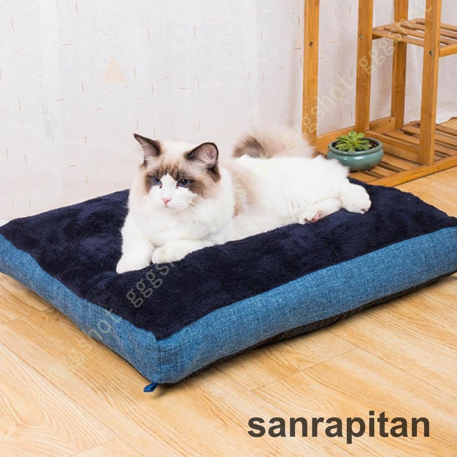 大型犬用クッションベッド 洗えるカバー 犬マットレス スクエア型 防水 春夏用 大きいサイズ 中型犬 大型犬 多頭用 丈夫 可愛い 老犬介護 小型犬 猫に適用 : petto06-27 ...