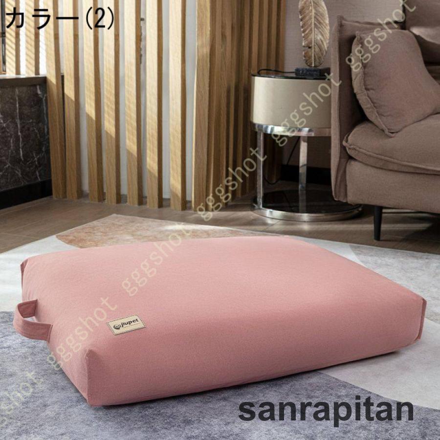 犬用ベッド クッション Mサイズ ピンクペット用クッション 犬 猫 ベッド クッション マット ふわふわ 滑り止め 犬ベッド ペットマット 暖か 寒さ対策 : petto06-3150 ...