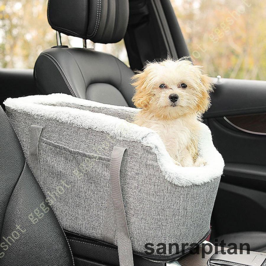 ペット用 ドライブボックス ドライブベッド 車用ペットシート 犬 猫用 車ドライブボックス キャリーバッグ ペットベッド お出かけ 飛び出し防止リード : petto06-5608 : サンラ ...