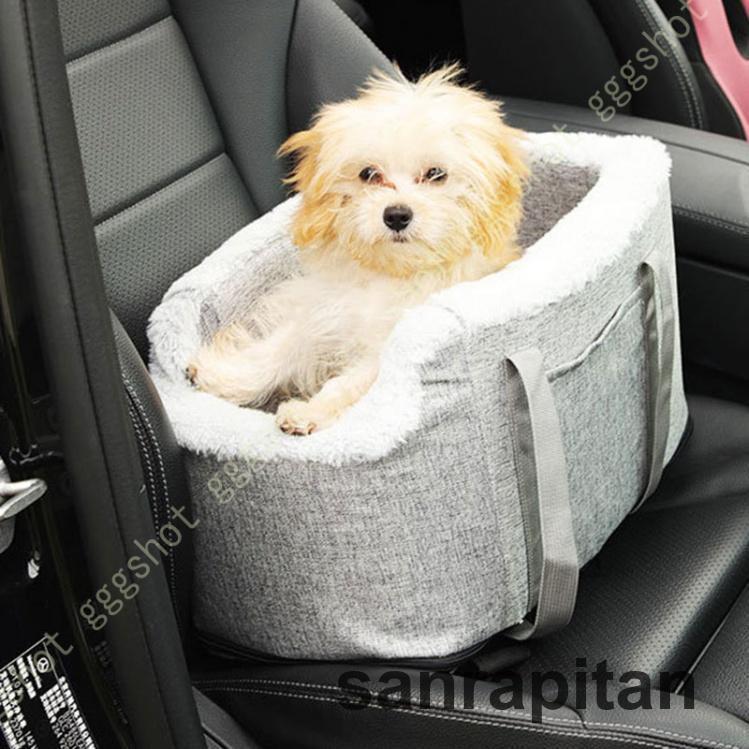 ペット用 ドライブボックス ドライブベッド 車用ペットシート 犬 猫用 車ドライブボックス キャリーバッグ ペットベッド お出かけ 飛び出し防止リード : petto06-5608 : サンラ ...