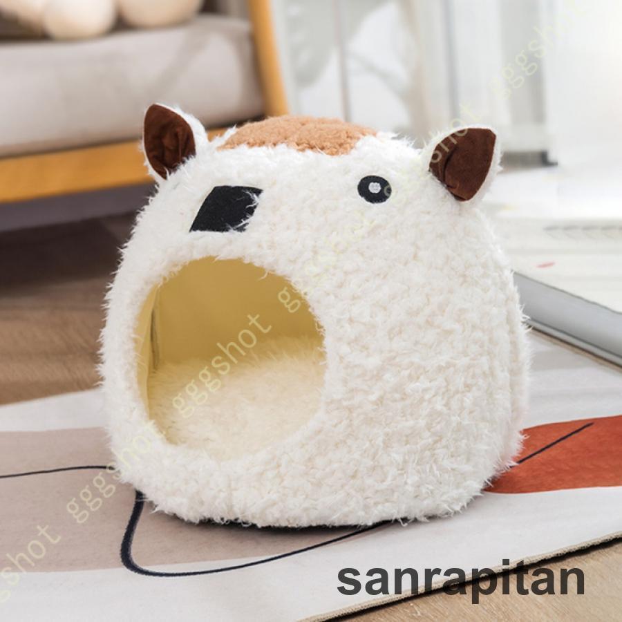 ペットベッド 犬 猫 ベッド 冬 小型犬 猫 秋冬用 洗える 暖かい ドーム型 ふわふわ もこもこ 丈夫 猫ハウス 寒さ対策 ペット用寝袋 小型犬ベッド もこもこ : petto06-5802 ...