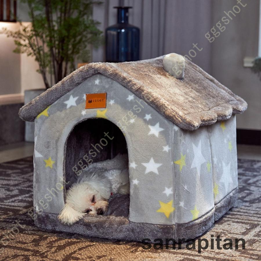 猫ハウス 猫用ベッド ドーム型 暖房 エアコン適応 ベッドマット ペットハウス ペットベッド 犬小屋 快適 柔らかい 水洗え 暖かい ドーム型ベッド 冬 : petto06-5847 : サン ...