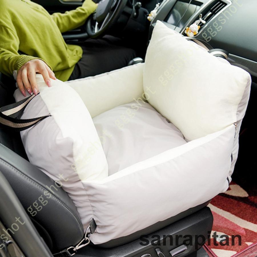 ドライブボックス 中小型 ペット用 大型犬 猫 ペット ドライブベッド 飛び出し防止 安全ベルト付き 折り畳み式 お手入れ簡単 滑り止め 水洗い 可能 ペット : petto06-61017 ...