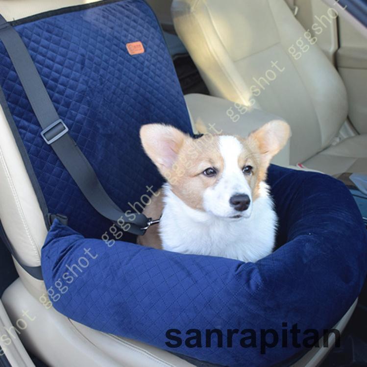 ペットドライブボックス ドライブシート 2WAY 多頭 車用 ドライブボックス 後部座席用 防水 耐摩 滑り止め 折り畳み式 小型犬 中型犬 柴犬 猫対応可 2匹用 : petto06 ...