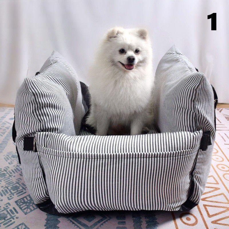 ペット用 ドライブボックス ドライブベッド 犬 猫 中小型犬 夏用 車ドライブボックス キャリーバッグ 後部座席 お出かけ 安全 飛び出し防止リード : petto06-647 : サンラびっ ...