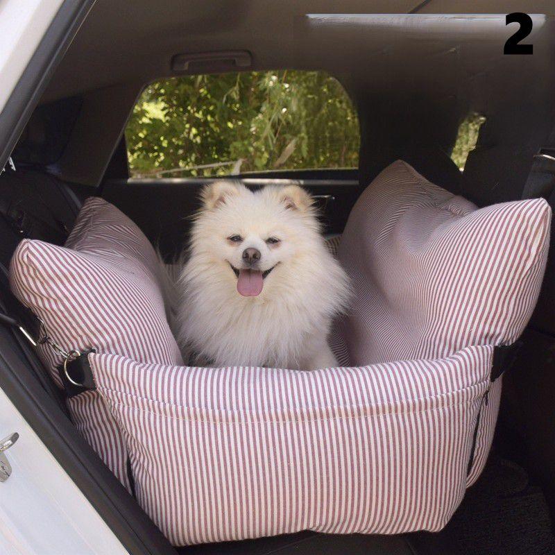 ペット用 ドライブボックス ドライブベッド 犬 猫 中小型犬 夏用 車ドライブボックス キャリーバッグ 後部座席 お出かけ 安全 飛び出し防止リード : petto06-647 : サンラびっ ...