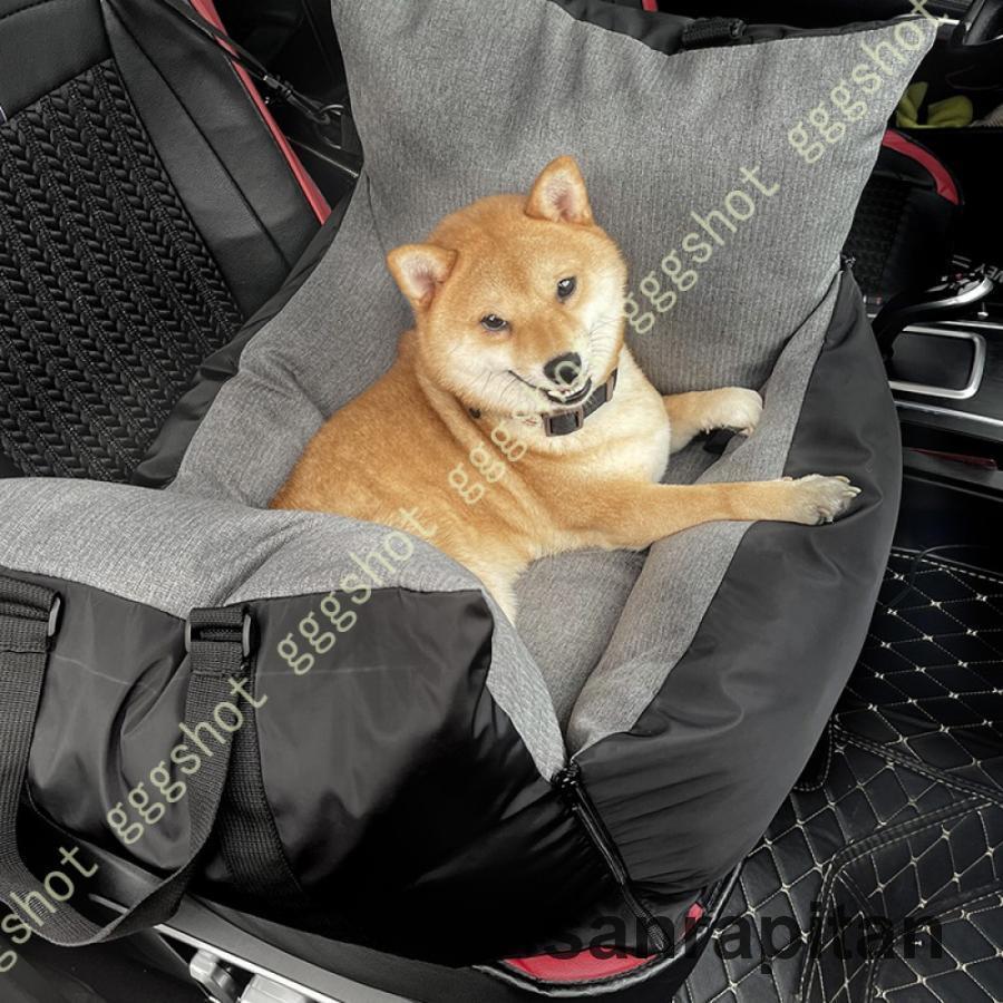 ペット 車用 ドライブボックス ドライブベッド ペットベッド ペットソファー 車 ドライブ 後部座席 飛び出し防止 犬 猫 小型犬 中型犬 柴犬 夏用 旅行 安全 : petto06-6491 ...