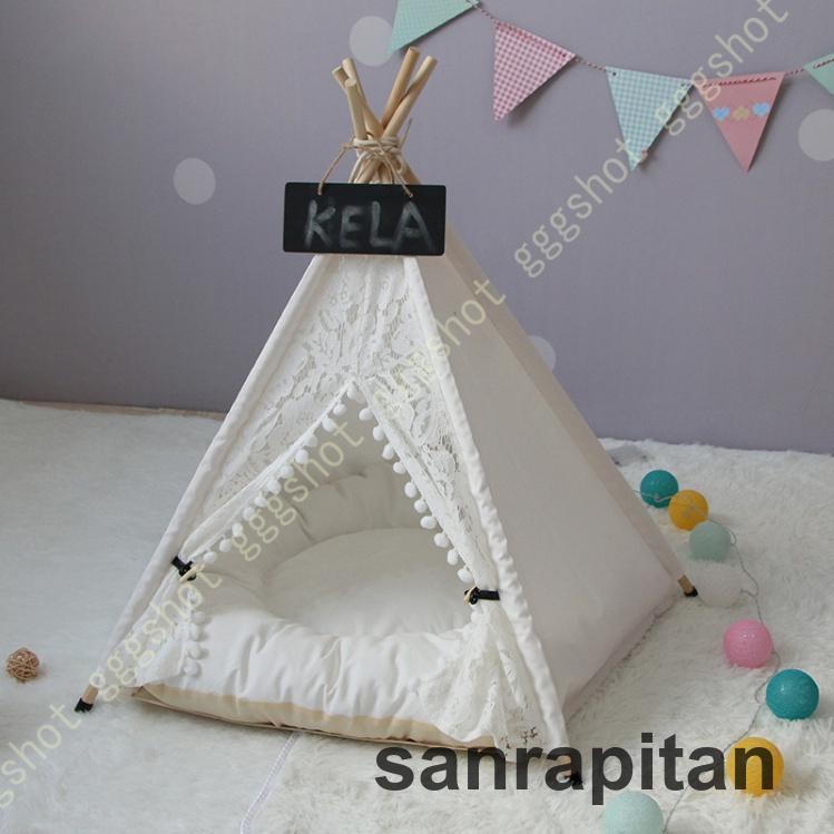 小型犬 猫 ペットテント 室内 ドーム型 ペットハウス 犬 テント オールシーズン 犬 ベッド ケージ用 ペットベッド 夏 可愛い ドーム 猫テント 犬用ベッド :petto06-6533 ...