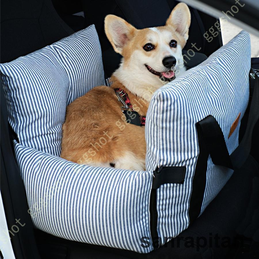 ペットドライブボックス キャリーバッグ ドライブベッド 車用 ペットソファ ペットクッション 犬 猫 小型犬 中型犬 ベッド カー用品 お出かけ 飛び出し防止 : petto06-6660 ...