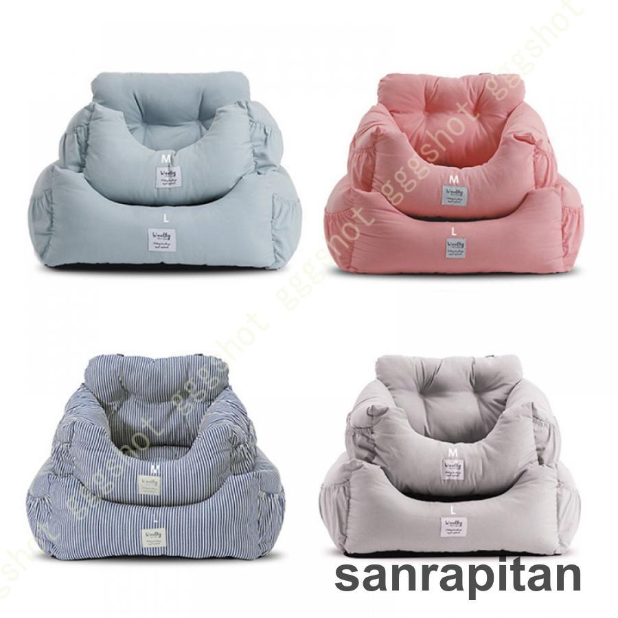 犬用 ドライブボックス キャリーバッグ 2way 小型犬 猫 ペット 犬用ドライブベッド 車用 ドライブベッド おしゃれ ペットベッド ペットシート 座席シート : petto06-6762 ...