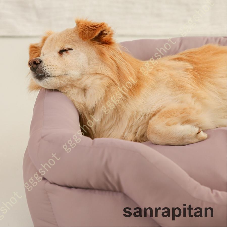犬 ベッド 小型犬 洗える マット 柴犬 大型犬 ペット 高反発 室内用 通年使える 犬用クッション 取り外せるカバー 清掃しやすい ぐっすり眠る 寝床 : サンラびったん - 通販 ...