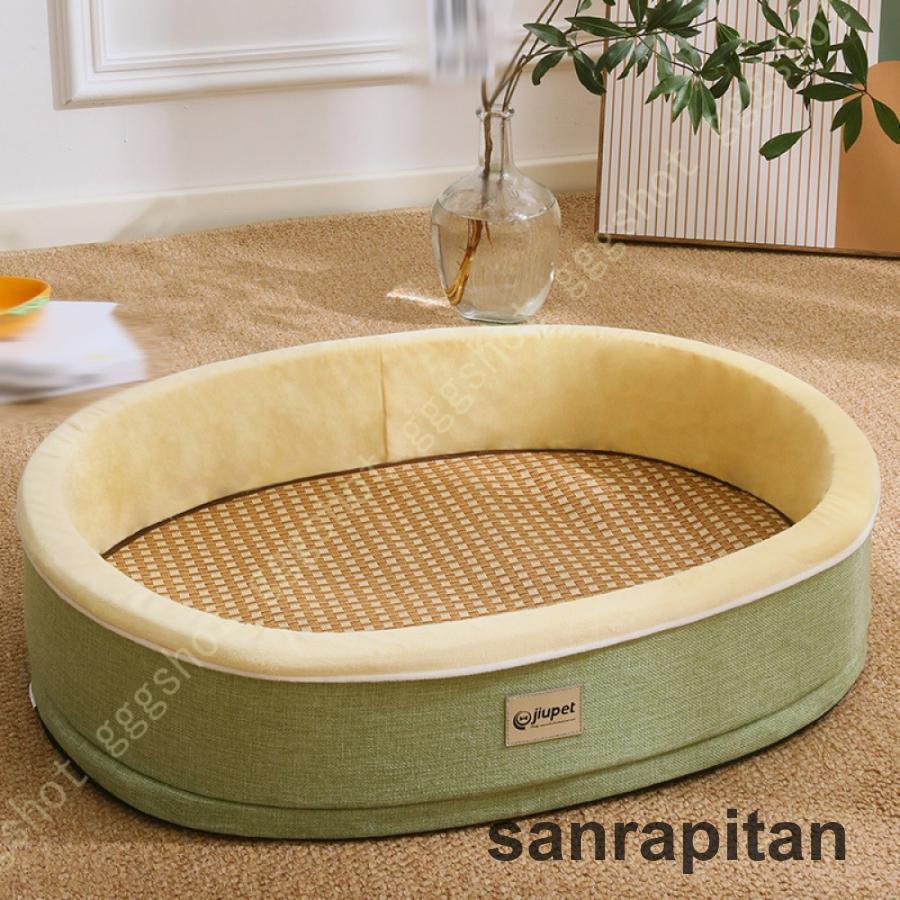 犬 猫 ベッド ペットベッド クッション ペットソファー ふわふわ 冬夏両用 通年用 安全感あるデザイン 洗える 小型犬用・猫用 かわいい あったか 柔らかい : petto06-6960 ...