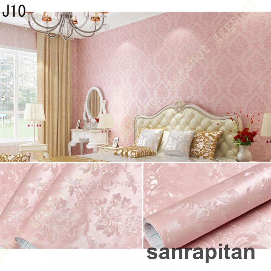 ブランド登録なし 壁紙 シール はがせる 花柄 10m diy のり付き ウォールペーパー 厚手 剥がせる 可愛い 柄 粘着シート 張り替え クロス 補修 おしゃれ 防水 無地 : サンラびっ ...