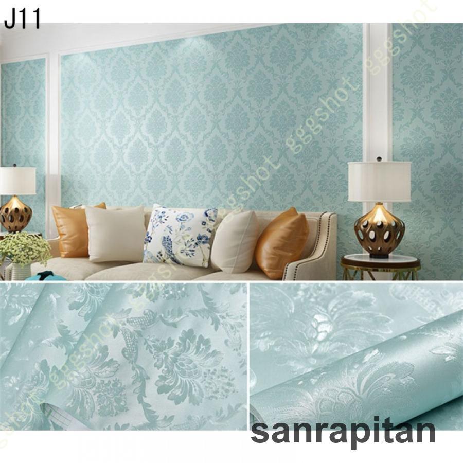 ブランド登録なし 壁紙 シール はがせる 花柄 10m diy のり付き ウォールペーパー 厚手 剥がせる 可愛い 柄 粘着シート 張り替え クロス 補修 おしゃれ 防水 無地 : サンラびっ ...