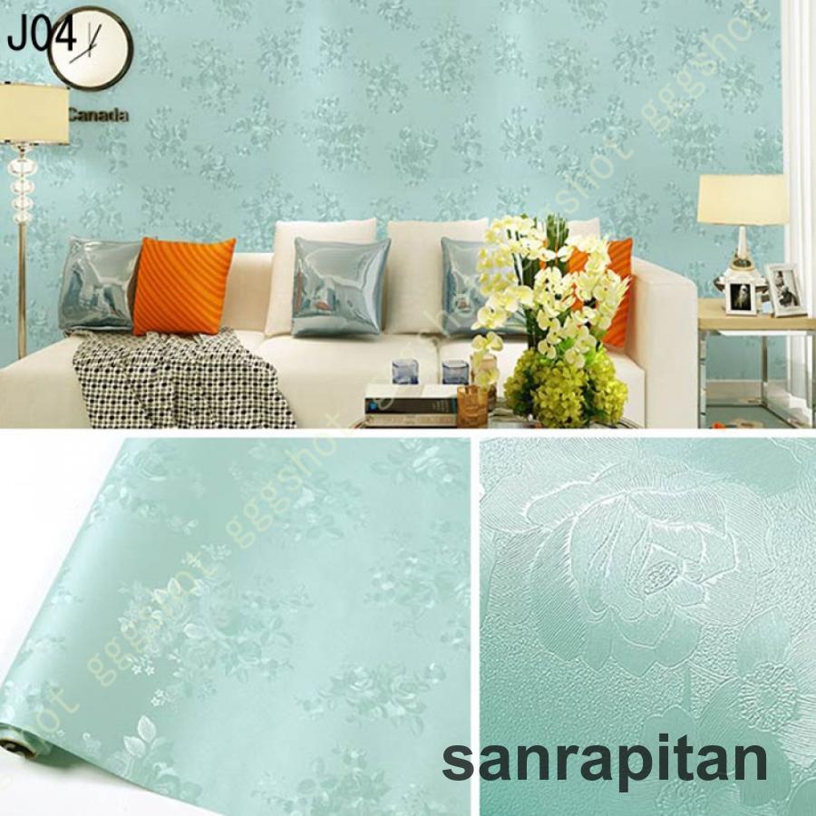 ブランド登録なし 壁紙 シール はがせる 花柄 10m diy のり付き ウォールペーパー 厚手 剥がせる 可愛い 柄 粘着シート 張り替え クロス 補修 おしゃれ 防水 無地 : サンラびっ ...