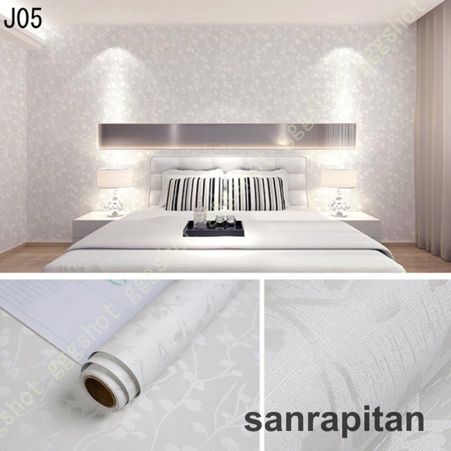 ブランド登録なし 壁紙 シール はがせる 花柄 10m diy のり付き ウォールペーパー 厚手 剥がせる 可愛い 柄 粘着シート 張り替え クロス 補修 おしゃれ 防水 無地 : サンラびっ ...