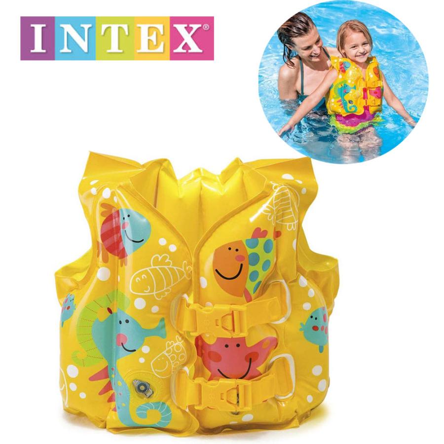 エアタイプキッズ用スイムベスト フローティングベスト 子供用ライフジャケットINTEXインテックス59661 : Sansa - 通販 ...