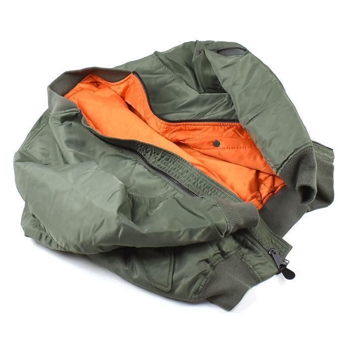 AVIREX アビレックス MA-1 COMMERCIAL MA1 コマーシャル MIL-J-8279E USAF ミリタリージャケット 6102170 783-5952035 : JEANS ...