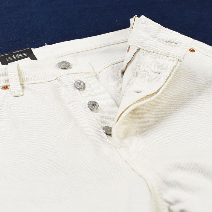 Levi's LEVI'S リーバイス 501 ボタンフライ レギュラーストレート PREMIUM BIG E アイボリー 005013279 ...