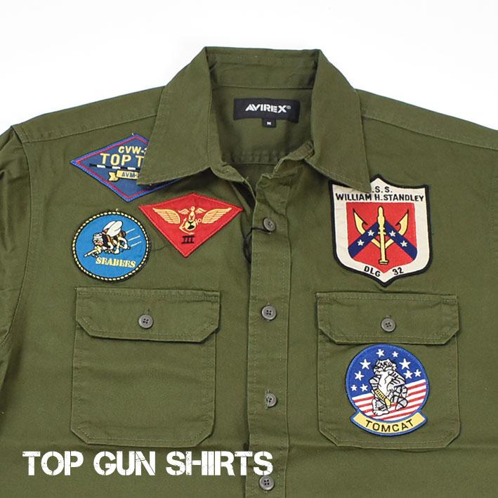 AVIREX セール! アビレックス 半袖シャツ TOP GUN トップガン AVIREX セール! アビレックス 半袖シャツ TOP GUN トップガン