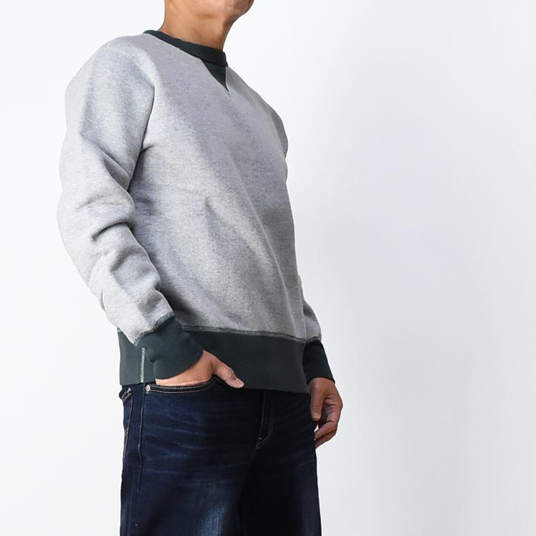 BARNS OUTFITTERS バーンズ 2トーン スウェット VINTAGE仕様 ユニオンスペシャル 小寸編み COZUN 日本製 メンズ BR-3300 : JEANS-SANSHIN ...