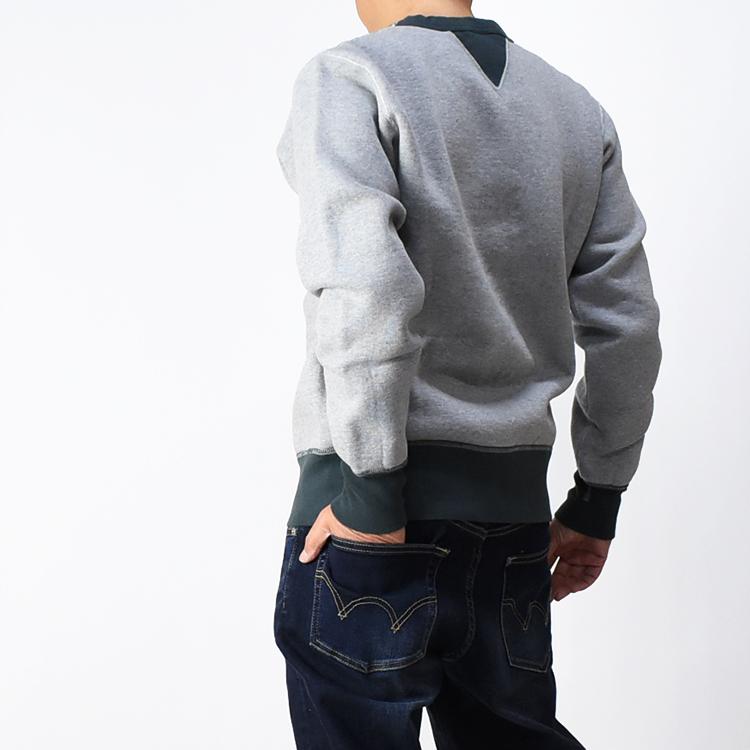 BARNS OUTFITTERS バーンズ 2トーン スウェット VINTAGE仕様 ユニオンスペシャル 小寸編み COZUN 日本製 メンズ BR-3300 : JEANS-SANSHIN ...