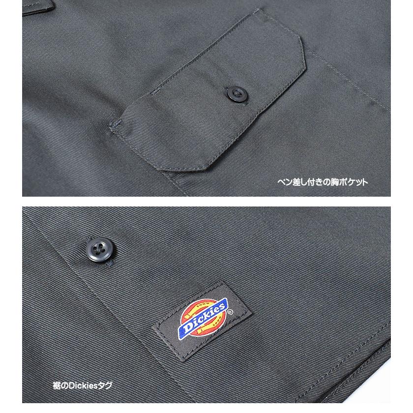 Dickies DICKIES ディッキーズ 1574 TC TWILL WORK SHIRT 半袖 TCツイルワークシャツ リラックスフィット 18453400 : JEANS ...