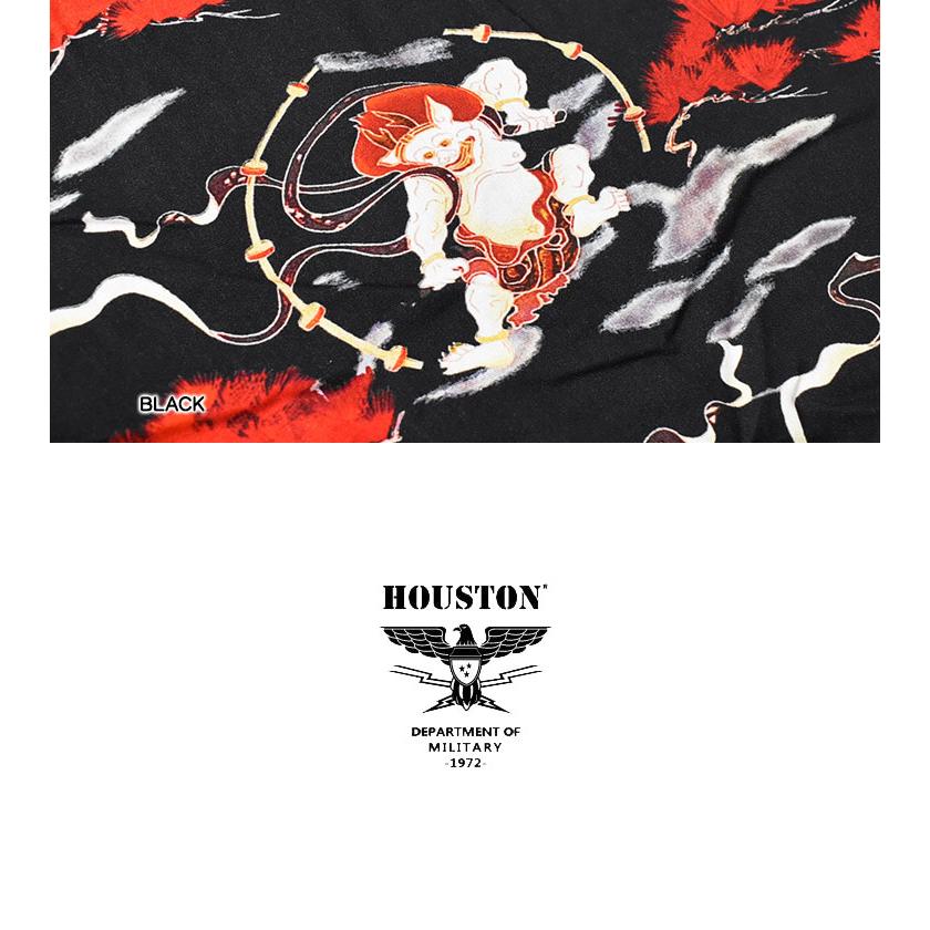 HOUSTON ヒューストン アロハシャツ 風神雷神 ALOHA SHIRTS HOUSTON ヒューストン アロハシャツ 風神雷神 ALOHA SHIRTS