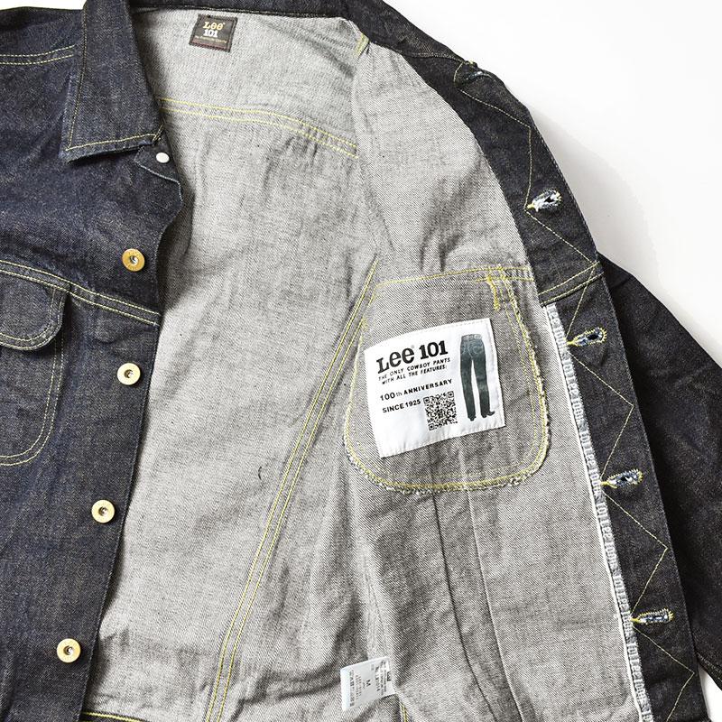 Lee リー 101-J ライダース 100周年記念モデル デニムジャケット 101J RIDERS 100th ANNIVERSARY MODEL メンズ Gジャン 日本製 LM1014 ...