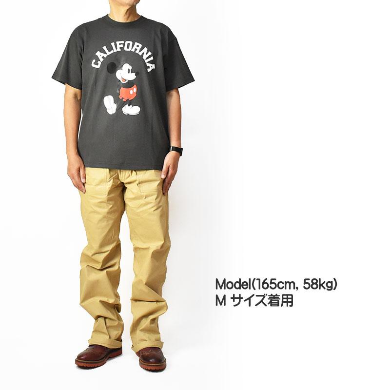 HOUSTON x MICKEY MOUSE ヒューストン ミッキーマウス 半袖Tシャツ ピグメント ディズニー コラボ ミリタリー メンズ レディース ユニセックス 22282 ...