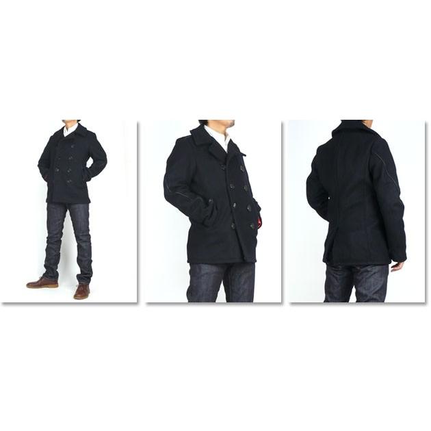 Schott N.Y.C ショット PEACOAT LEATHER PIPING ピーコート Schott N.Y.C ショット PEACOAT LEATHER PIPING ピーコート