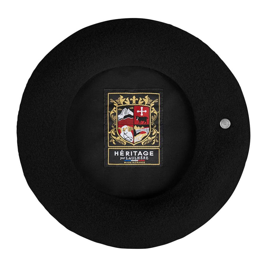 ベレー帽 レディース メンズ 男女兼用 ベレー 帽 ウール 帽子 おしゃれ LAULHERE ロレール 可愛い 無地 シンプル ブラック 黒 AUTHENTIQUE :AUTHENTIQUE ...