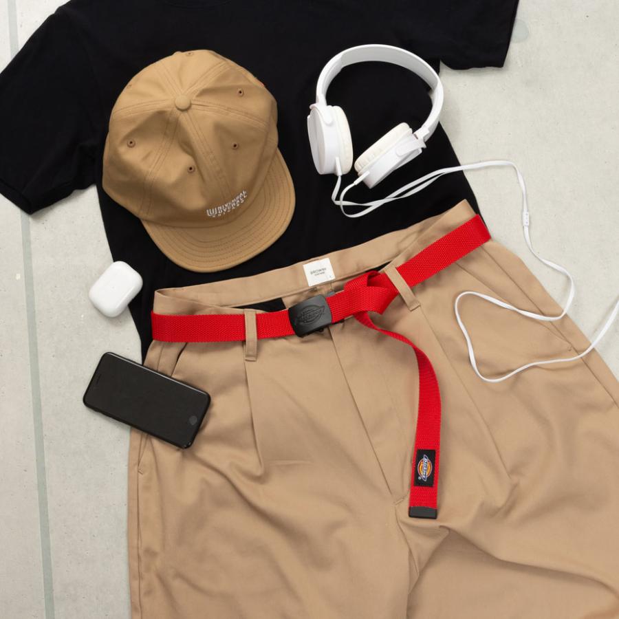 Dickies DICKIES ディッキーズ ベルト ガチャベルト ロゴ メンズ レディース ロング 穴レス 穴なし 30mm カラーベルト 日本製 国産 : 靴のSVEC - 通販 ...