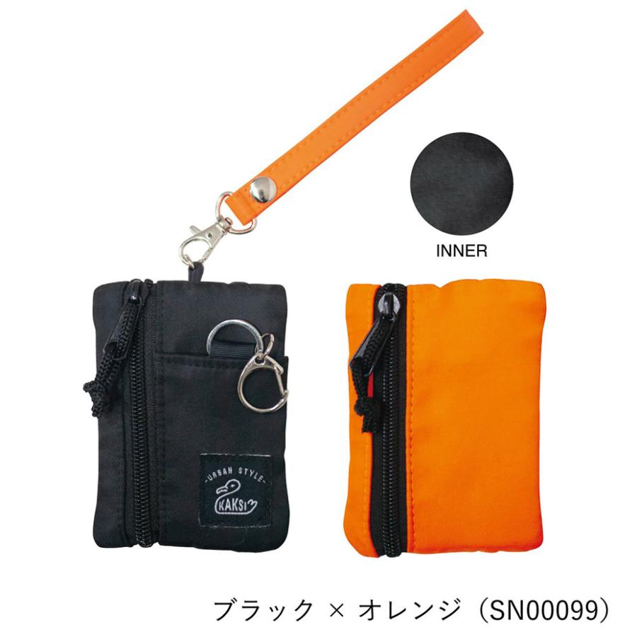 KAKSI パスケース リール付き パスケース付き 財布 メンズ レディース 定期入れ カードホルダー カードケース コインケース ミニ財布 小銭 ミニウォレット 小物入れ : 靴のSVEC ...