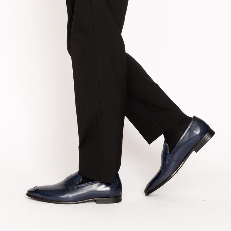 LUCIUS ローファーメンズ 本革 黒 革靴 ビジネス カジュアル 履きやすい 防滑 Uチップ レザー バッファローレザー 紳士靴 通勤 ブラック 紺 ネイビー : 靴のSVEC - 通販 ...