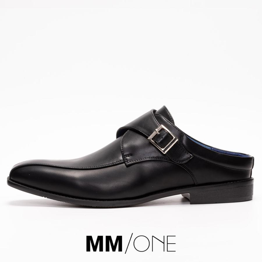 MM/ONE ビジネスシューズ メンズ 軽量 通気性 サンダル 防滑 革靴 軽い スリッポン かかとなし 紳士靴 ドレスシューズ モカシン シングルモンク カジュアルシューズ : 靴のSVEC ...