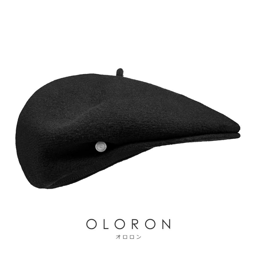 LAULHERE ハンチング レディース メンズ 男女兼用 ウール 帽子 おしゃれ ロレール 可愛い 無地 シンプル ユニセックス ブラック 黒 OLORON オロロン : 靴のSVEC ...