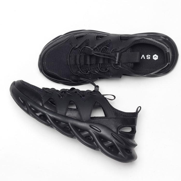 サンダル メンズ 安い スニーカーサンダル スポーツサンダル ストラップ アウトドア トングサンダル 歩きやすい 疲れない 痛くない 軽量 軽い おしゃれ 通気性 :SPS499-5:靴の ...
