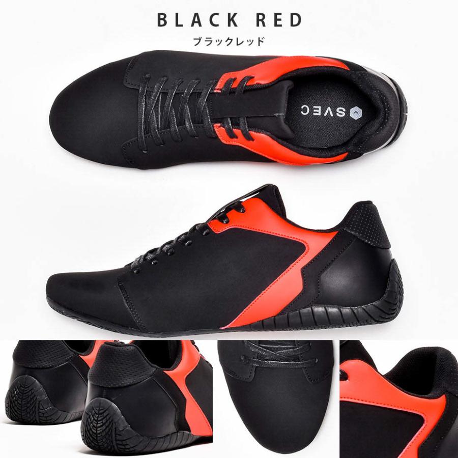 SVEC ドライビングシューズ メンズ 25cm 4輪 ドライブシューズ 運転靴 シューズ 運転 車 スニーカー ドライブ 軽量 おしゃれ カジュアル ビジネス 黒 白 赤 紺 通勤 : 靴の ...