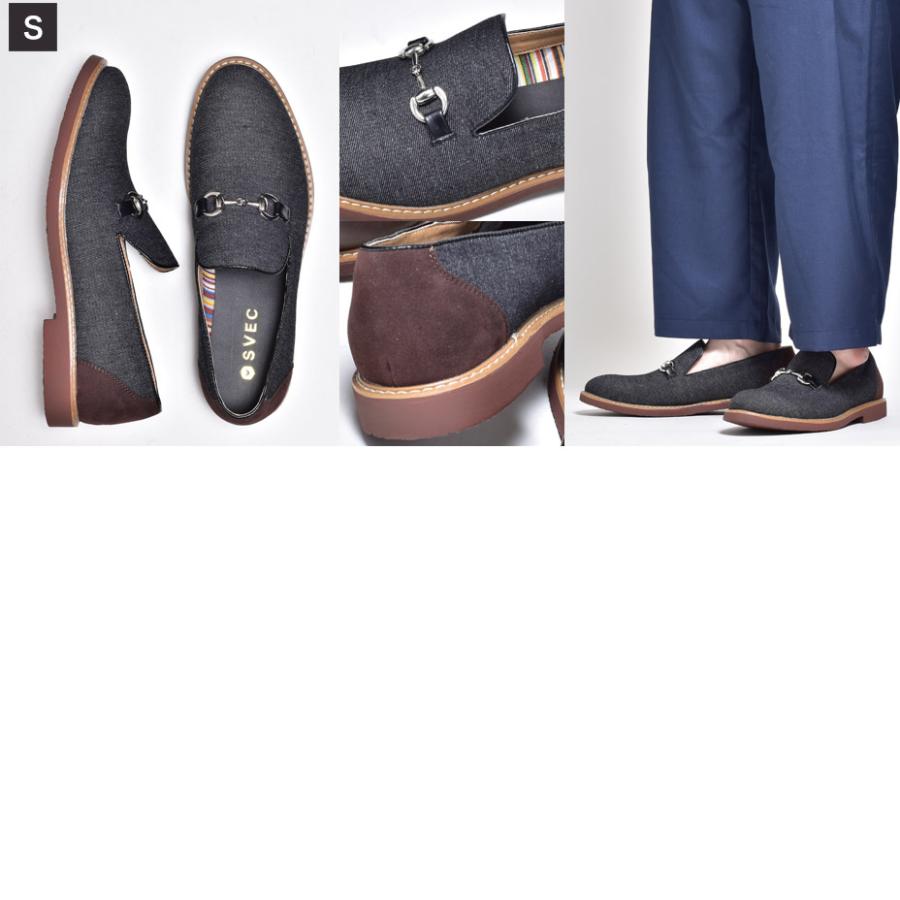 SVEC カジュアルシューズ メンズ セット 2足セット 2足 50代 革 スリッポン ブランド シュベック ローファー おしゃれ 40代 カジュアル 安い ブラウン レザー 黒 : 靴の ...