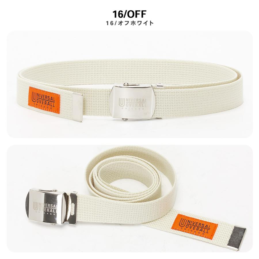 UNIVERSAL OVERALL ユニバーサルオーバーオール ベルト ガチャベルト ピンク ロゴ メンズ レディース ロング 穴レス 穴なし 30mm カラーベルト 日本製 国産 : 靴の ...