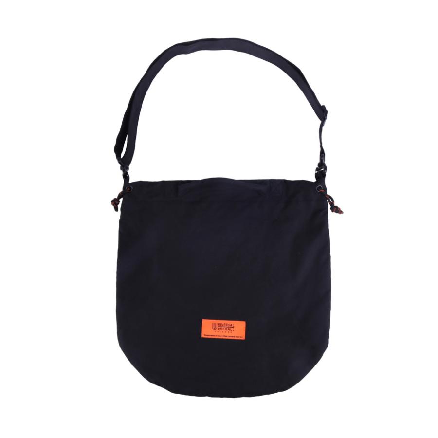 UNIVERSAL OVERALL ショルダーバッグ メンズ レディース 巾着バッグ 2wayバッグ 斜めがけ A4 ハンドバッグ 手持ち 大きめ 大容量 軽量 軽い おしゃれ 黒 ブラック ...