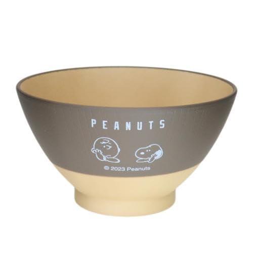 マリモクラフト スヌーピー＆チャーリーブラウン 塗分け 飯椀 くるみ色 Φ11.8×H6.5cm SPIK-162 : 早緑月 - 通販 - Yahoo!ショッピング