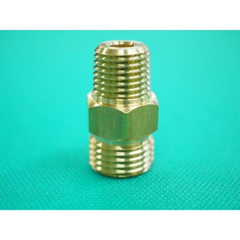 酸素調整器用元ネジ異径アダプタ / M16-P1.5(右) +PT1/4 阪口製作所 : 溶接用品プロショップ SANTEC - 通販 - Yahoo!ショッピング