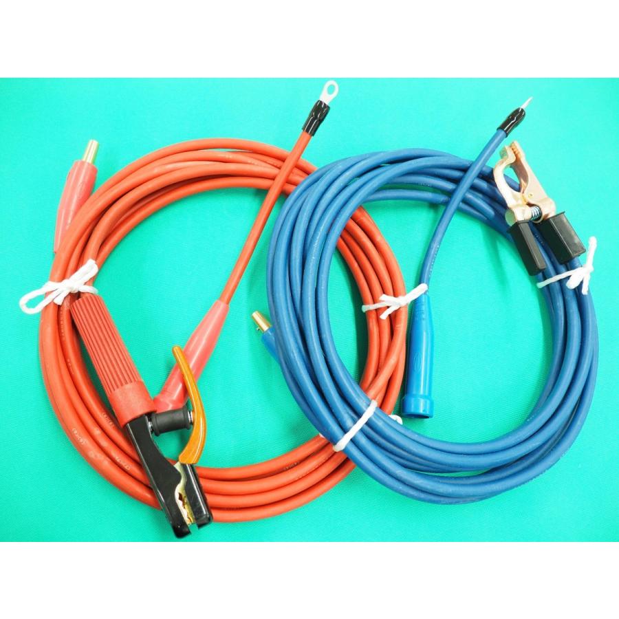 ダイヘン 赤色ホルダー10M 青色アース10M / WCT22 溶接ケーブルセット・ピン式(JA300)仕様 ケーブルジョイント付【組み立て/取付済み・完成品】 : 溶接用品プロショップ ...