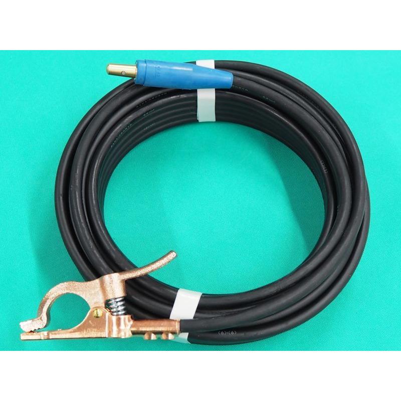 【組み立て/取付済み・完成品】アースクリップ線 JA300オスジョイント付 / WCT22 黒色 5M [ ] : 783-05 : 溶接用品プロショップ SANTEC - 通販 ...